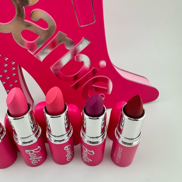 Barbie | Makeup | Barbie High Heel 5 Piece Lipstick Gift Set New | Poshmark
